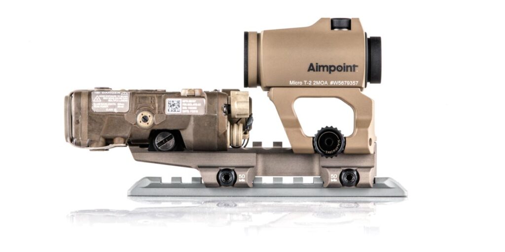 Extended Optic Riser for Aimpoint Micro T2 and Eotech EXPS